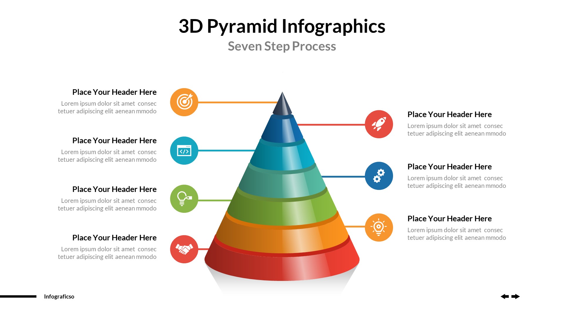 Pyramid Infographics Powerpoint Template, Presentation Templates ...