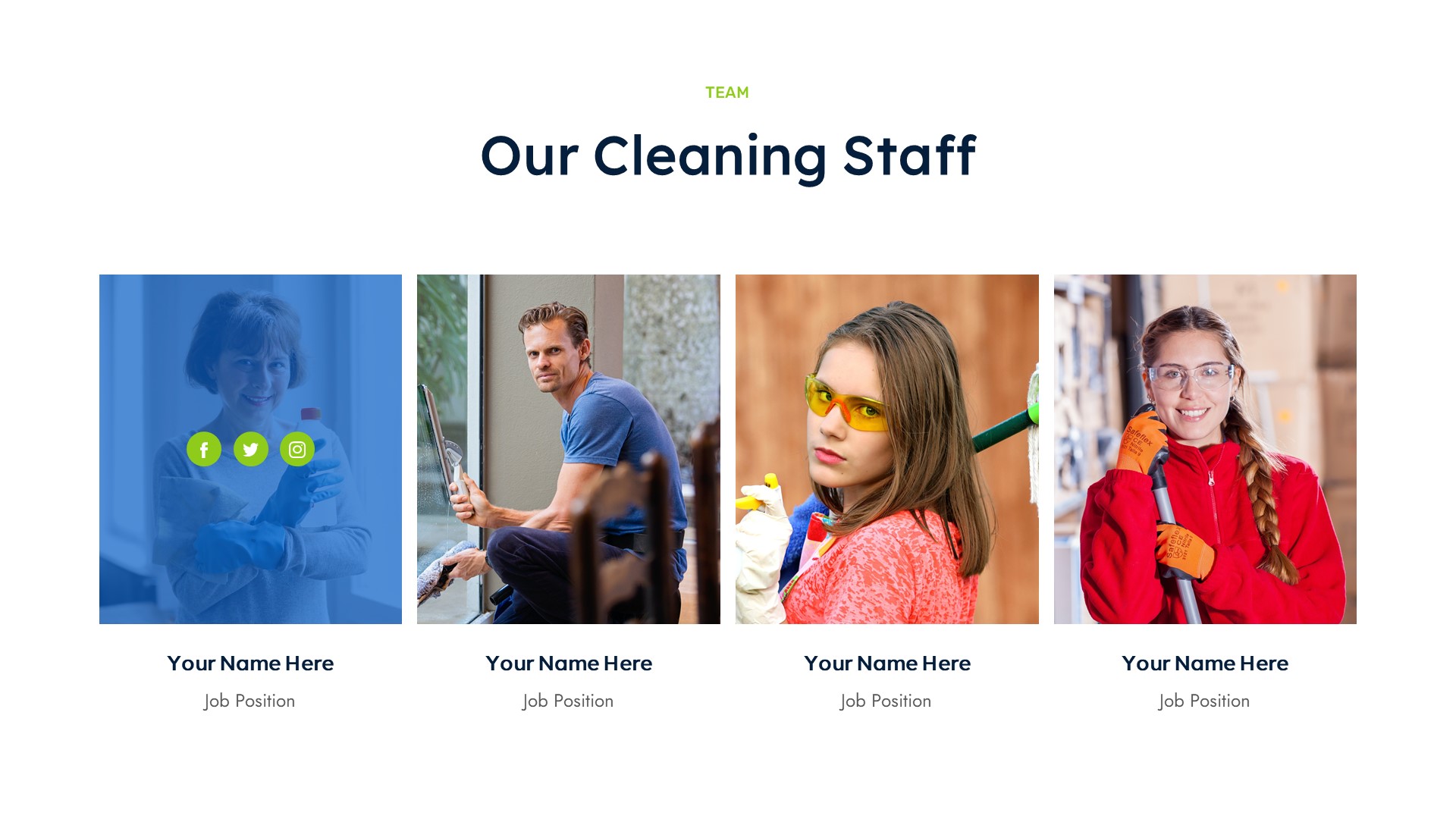 Cleaning Service Home & Office Google Slides Template, Presentation ...