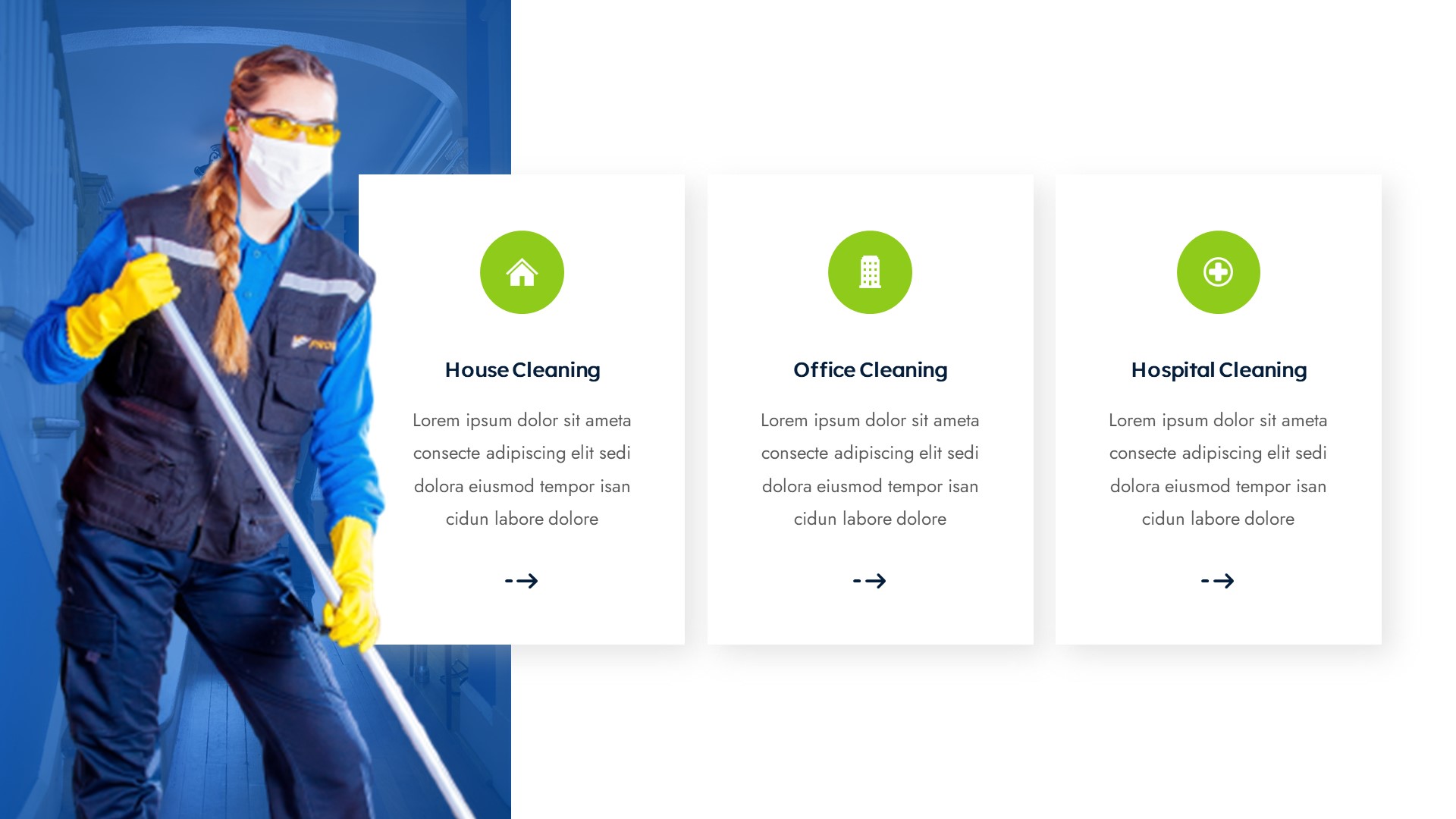 Cleaning Service Home & Office Google Slides Template, Presentation ...