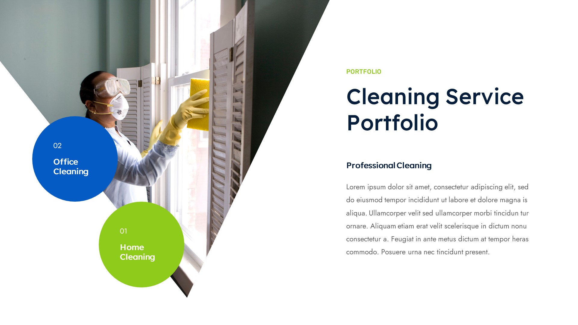 Cleaning Service Home & Office Google Slides Template, Presentation ...