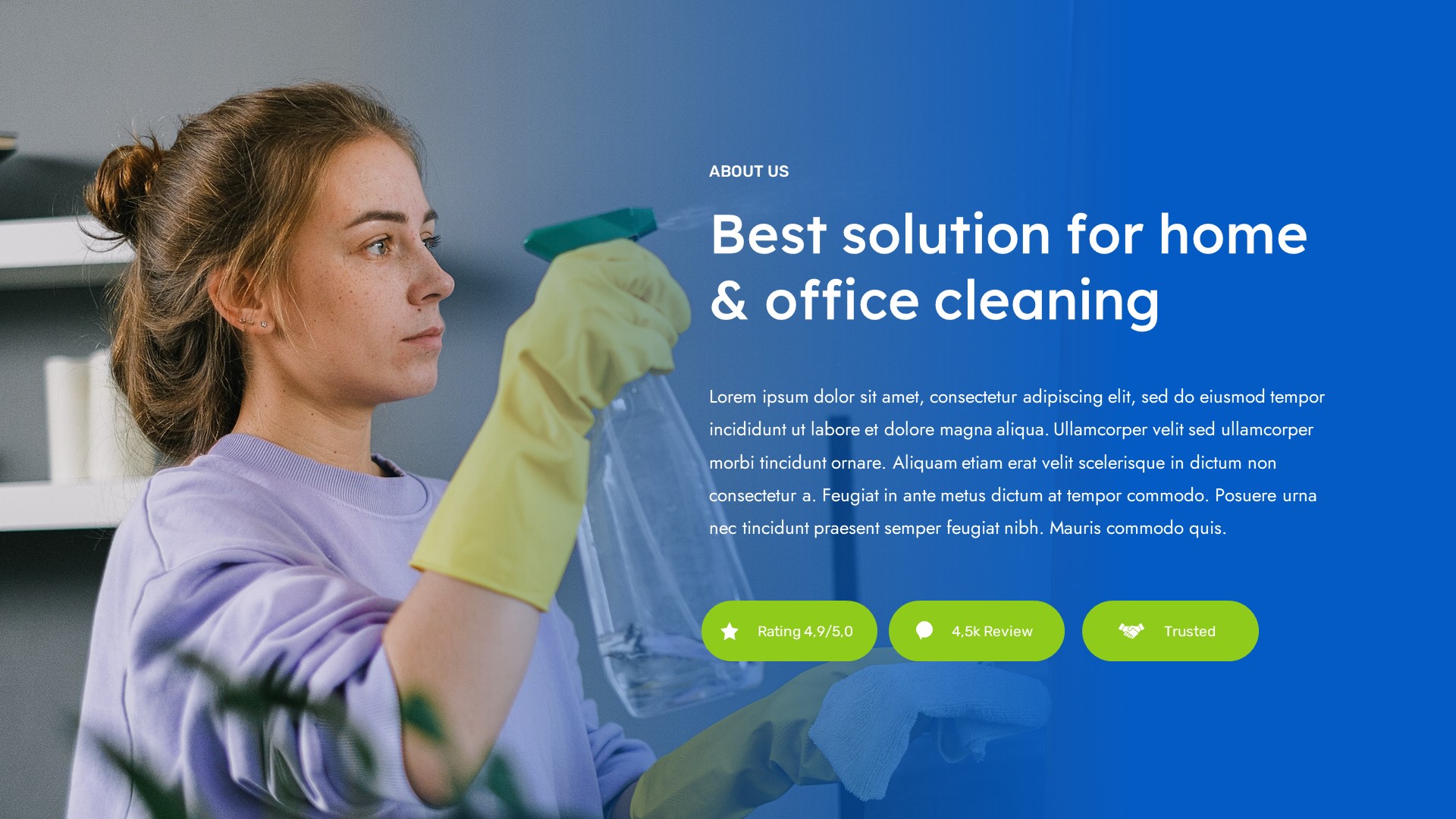 Cleaning Service Home & Office Google Slides Template, Presentation ...
