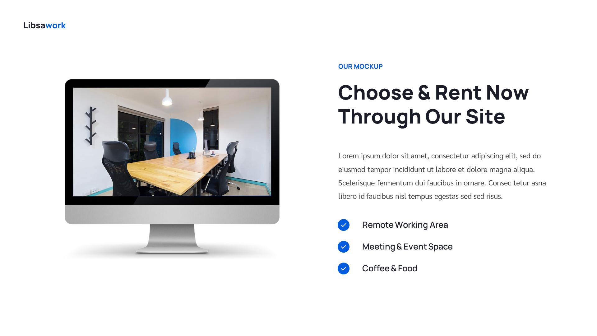 Coworking Space & Remote Work PowerPoint Template, Presentation Templates