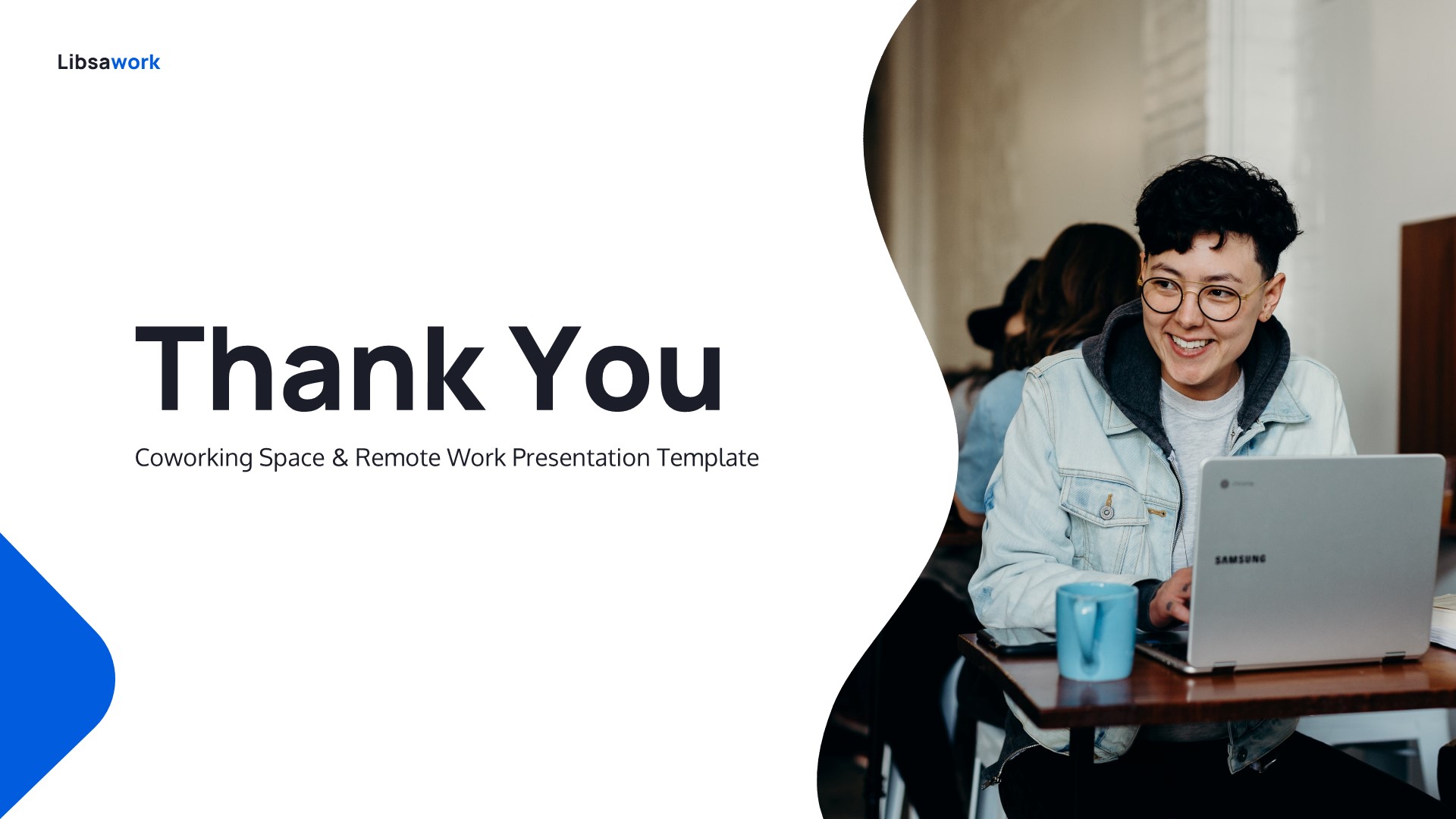 Coworking Space & Remote Work PowerPoint Template, Presentation Templates