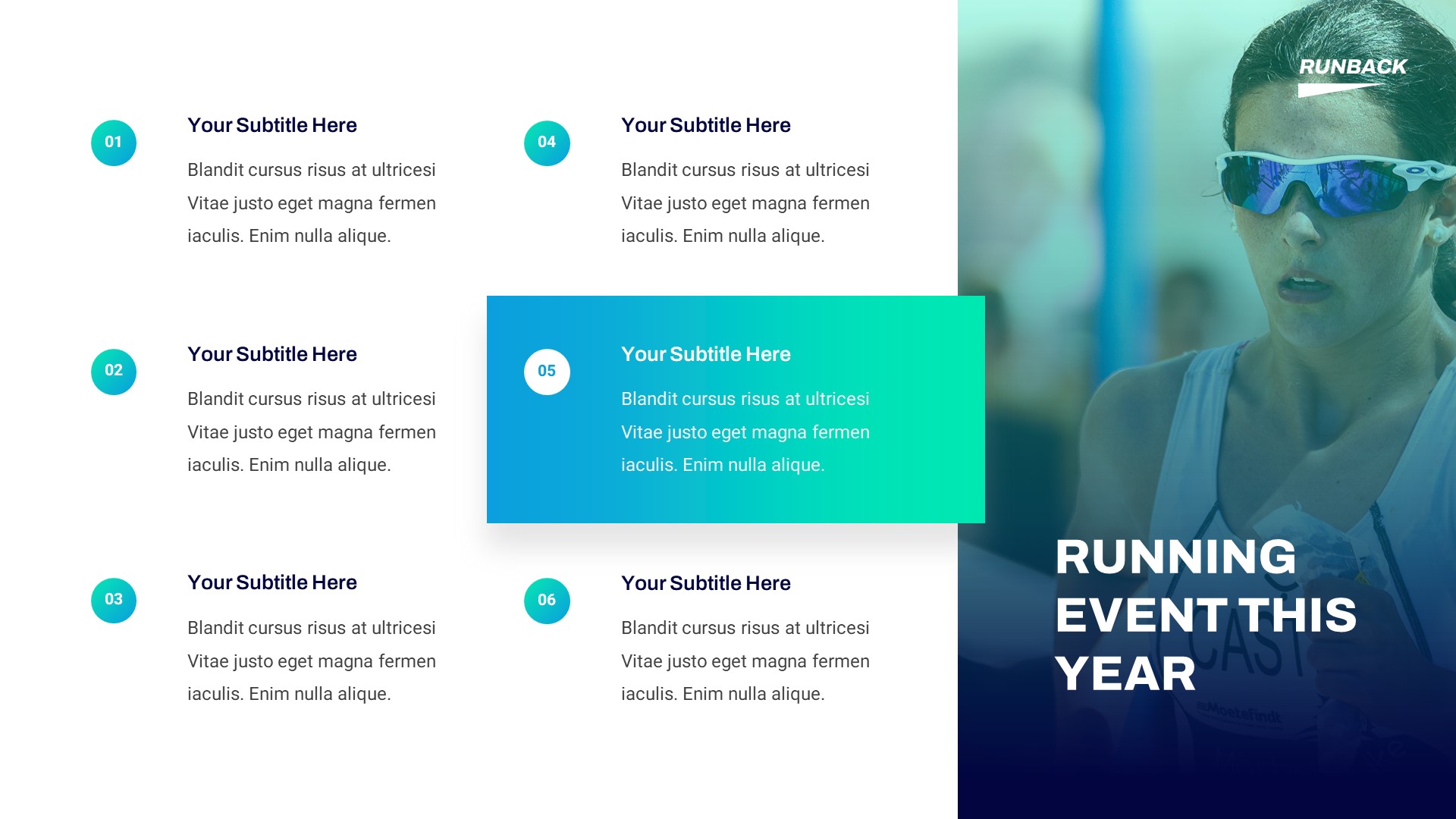 Runback - Running Athletic Sport PowerPoint Template, Presentation ...