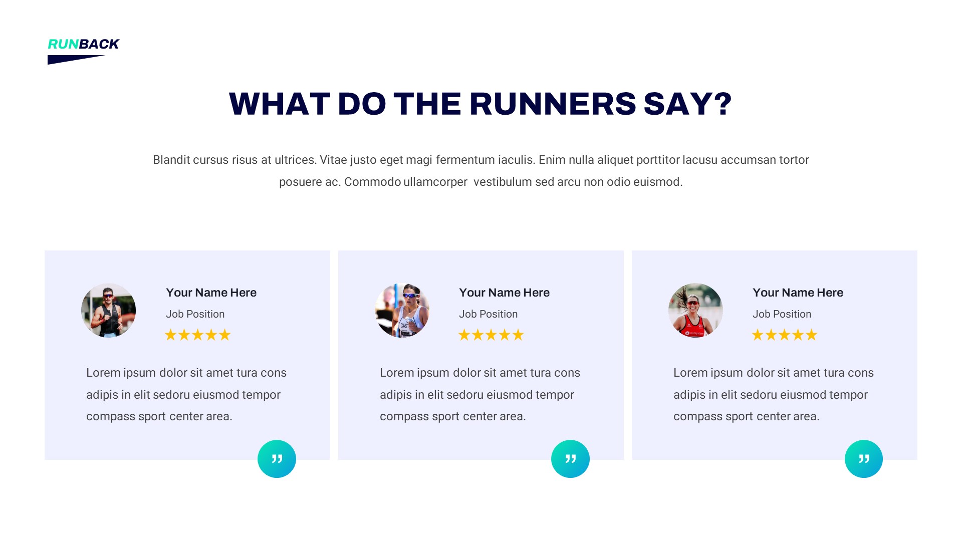 Runback - Running Athletic Sport PowerPoint Template, Presentation ...