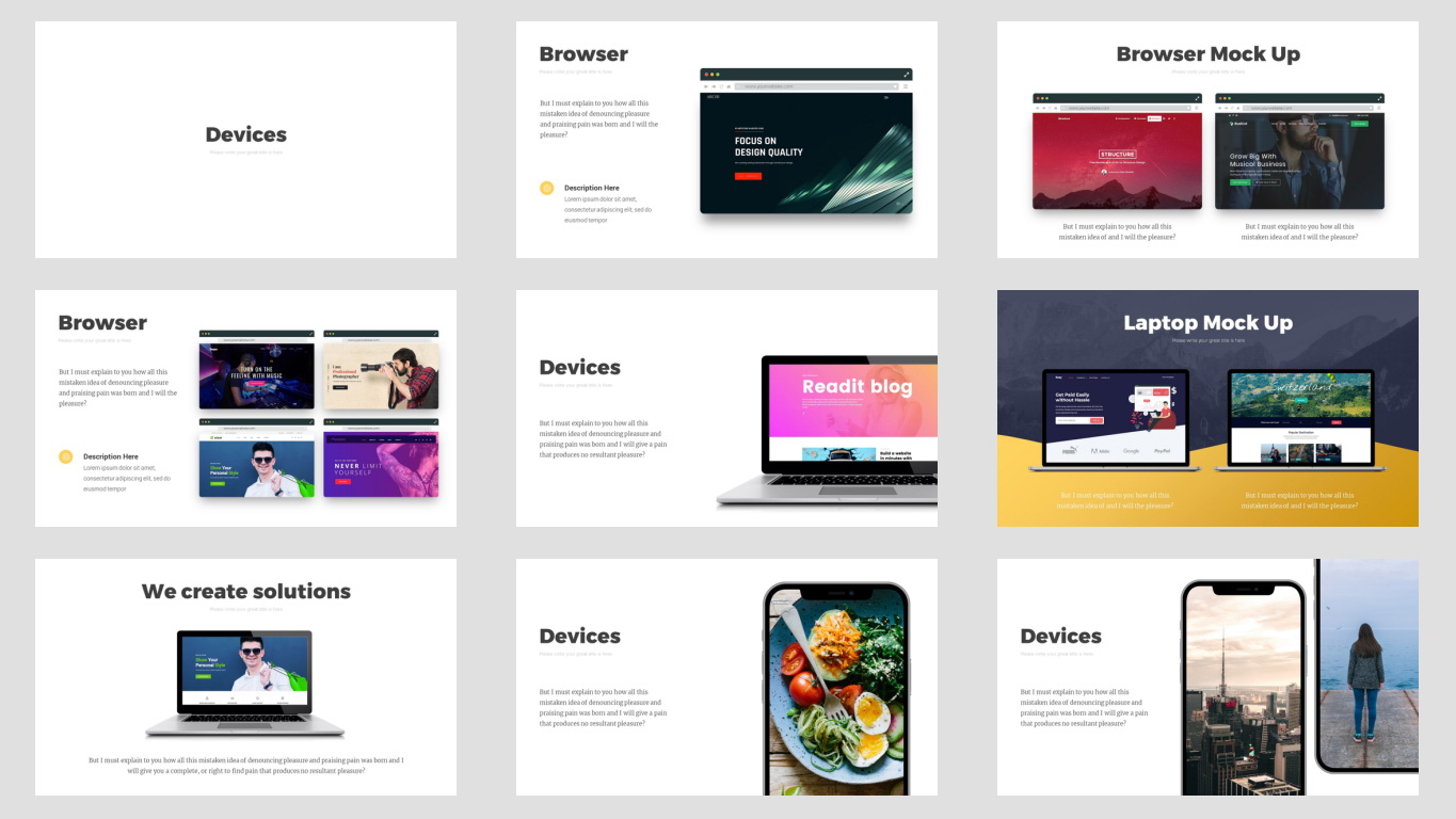Pitch Deck Business Infographics, Presentation Templates | GraphicRiver