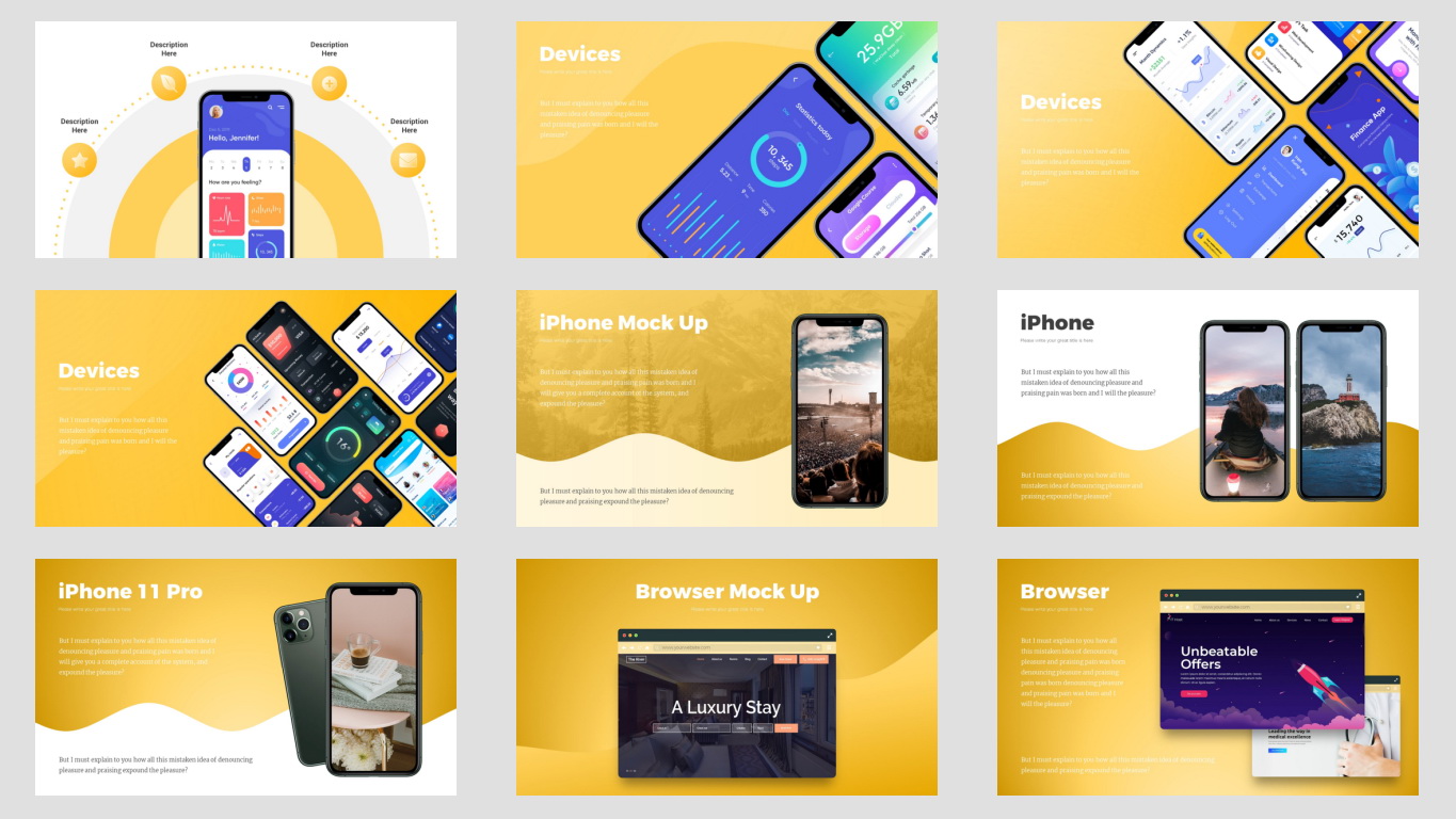 Pitch Deck Business Infographics, Presentation Templates | GraphicRiver