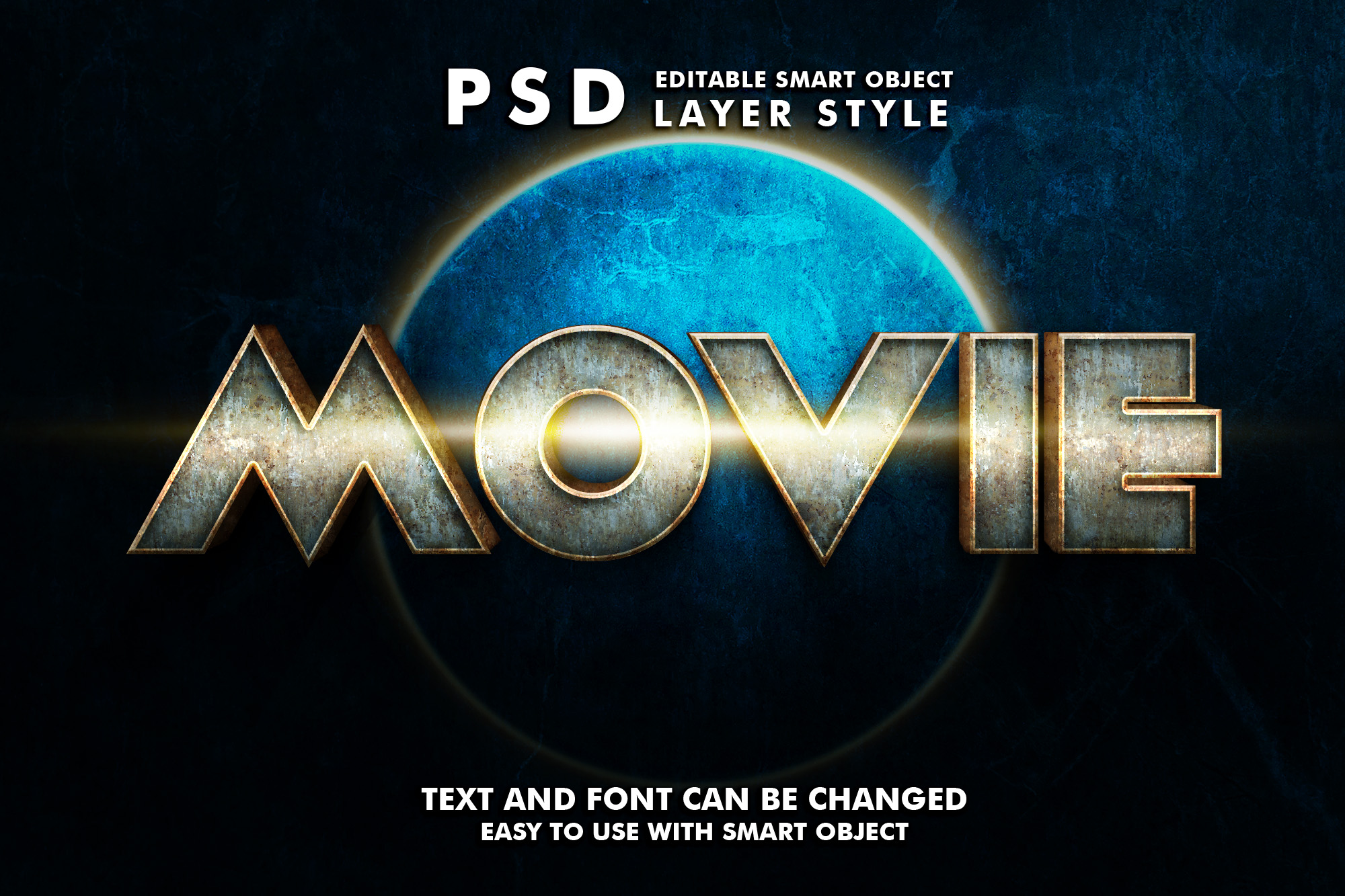 Movie 3d Realistic PSD Text Effect by roziselo | GraphicRiver