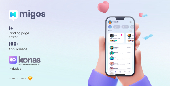 Migos - iOS Social App UI Kit by Nublislabs | ThemeForest