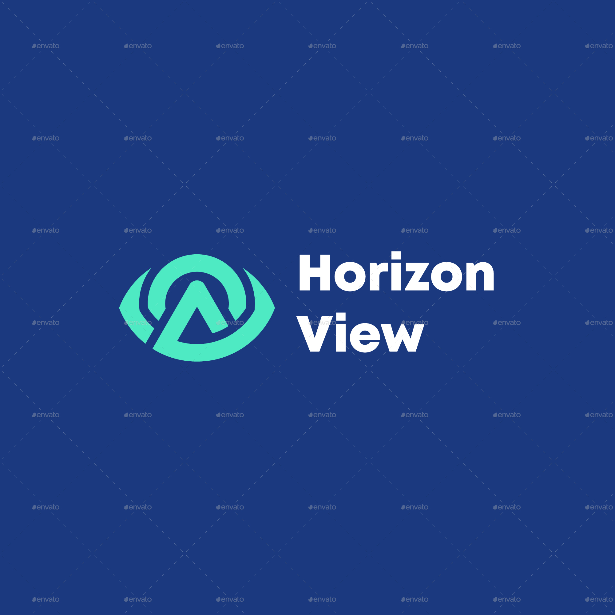 Horizon View Eye with Mountain Logo Design, Logo Templates | GraphicRiver