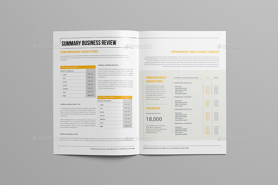 40 Page Business Plan, Print Templates | GraphicRiver