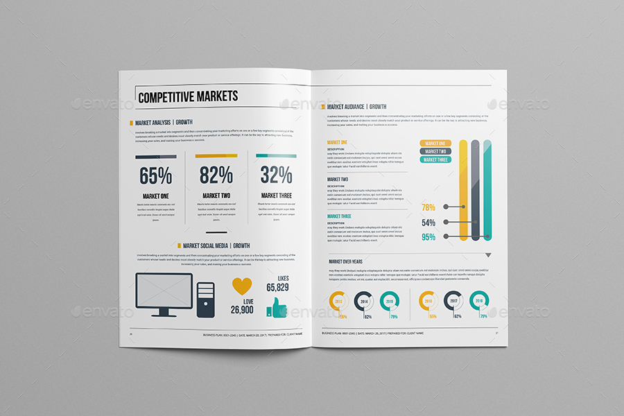 40 Page Business Plan, Print Templates | GraphicRiver