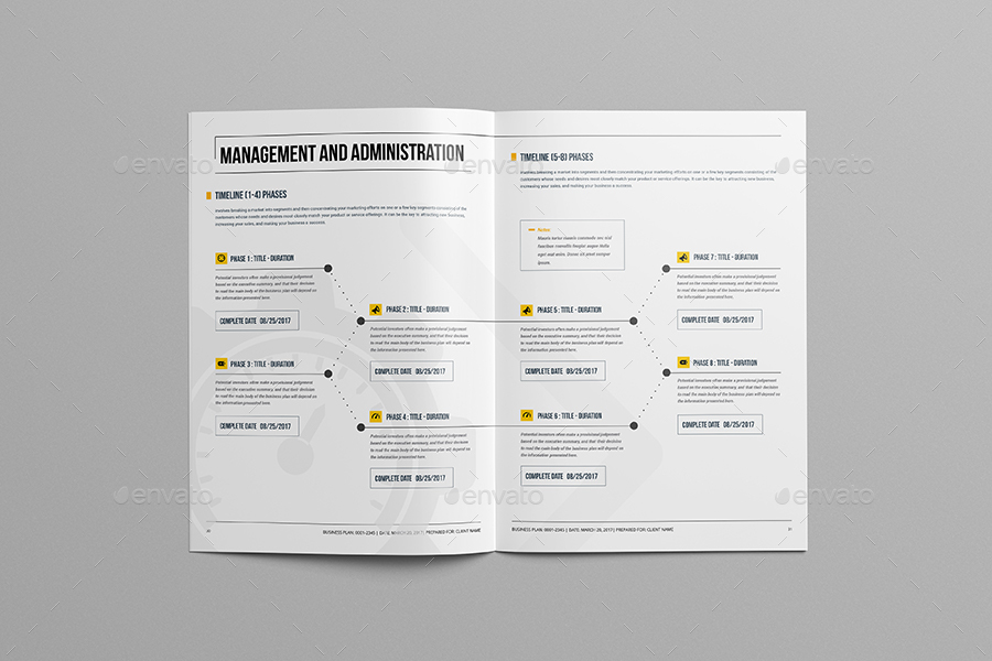 40 Page Business Plan, Print Templates | GraphicRiver