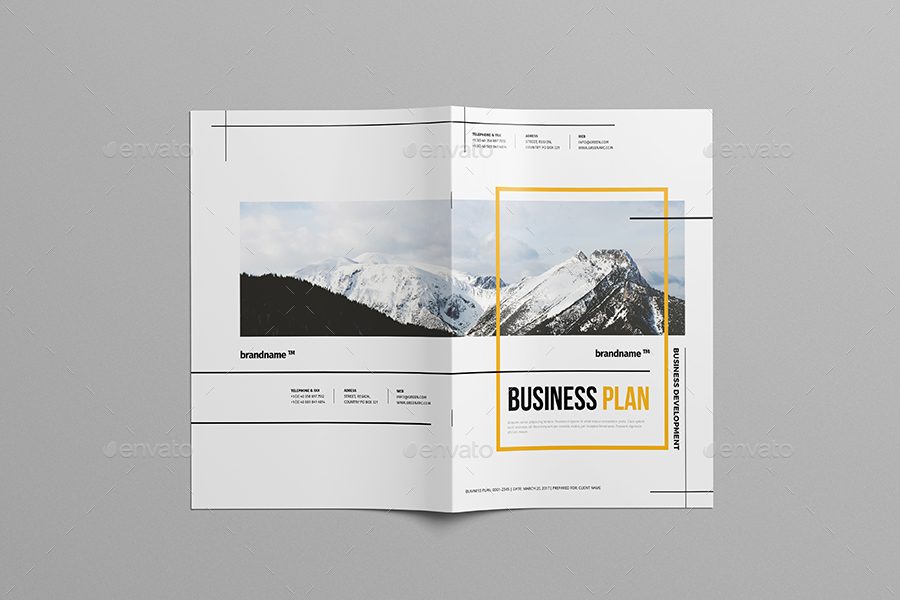 40 Page Business Plan, Print Templates | GraphicRiver
