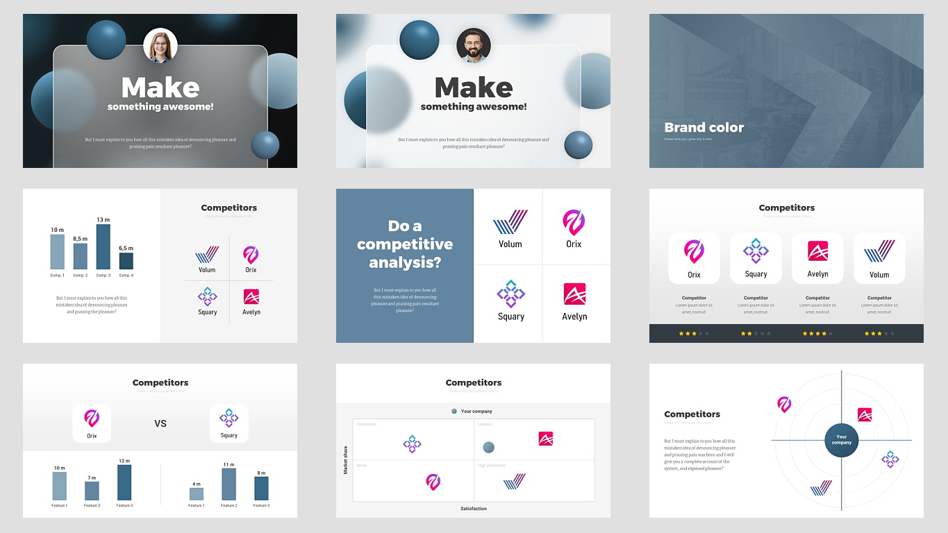 Pitch Deck Business Infographics, Presentation Templates | GraphicRiver