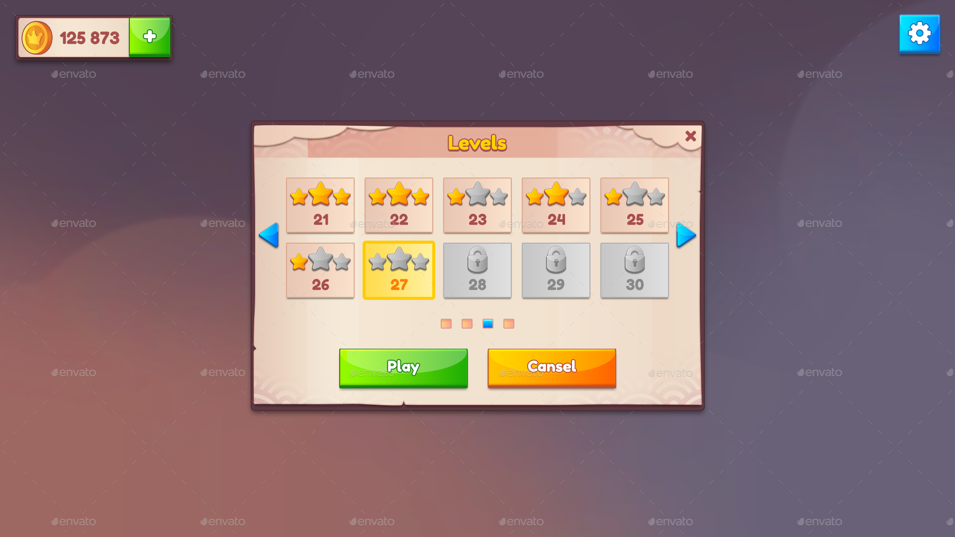 Paper GUI pack by KartInnka | GraphicRiver