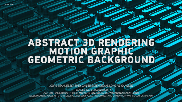 Abstract 3d Rendering Motion Graphic Geometric Background, Motion Graphics