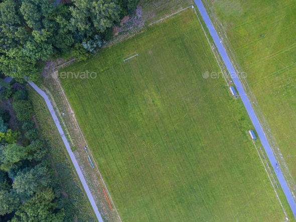 Football pitch, top view Stock Photo by bestproject | PhotoDune