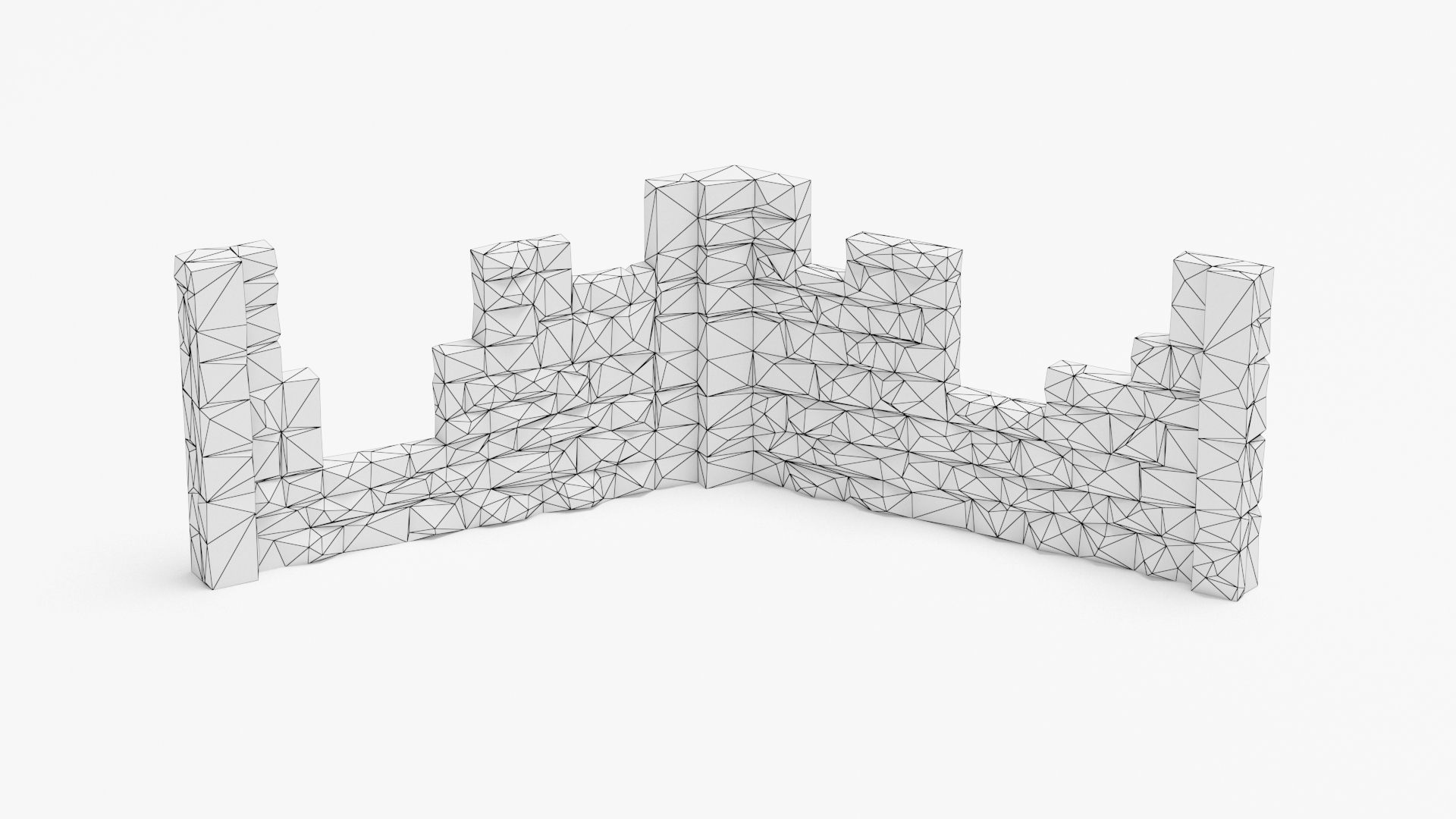 wall low poly print by coc3d | 3DOcean