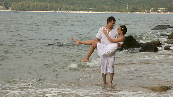 Couple In The Ocean 2, Stock Footage | VideoHive