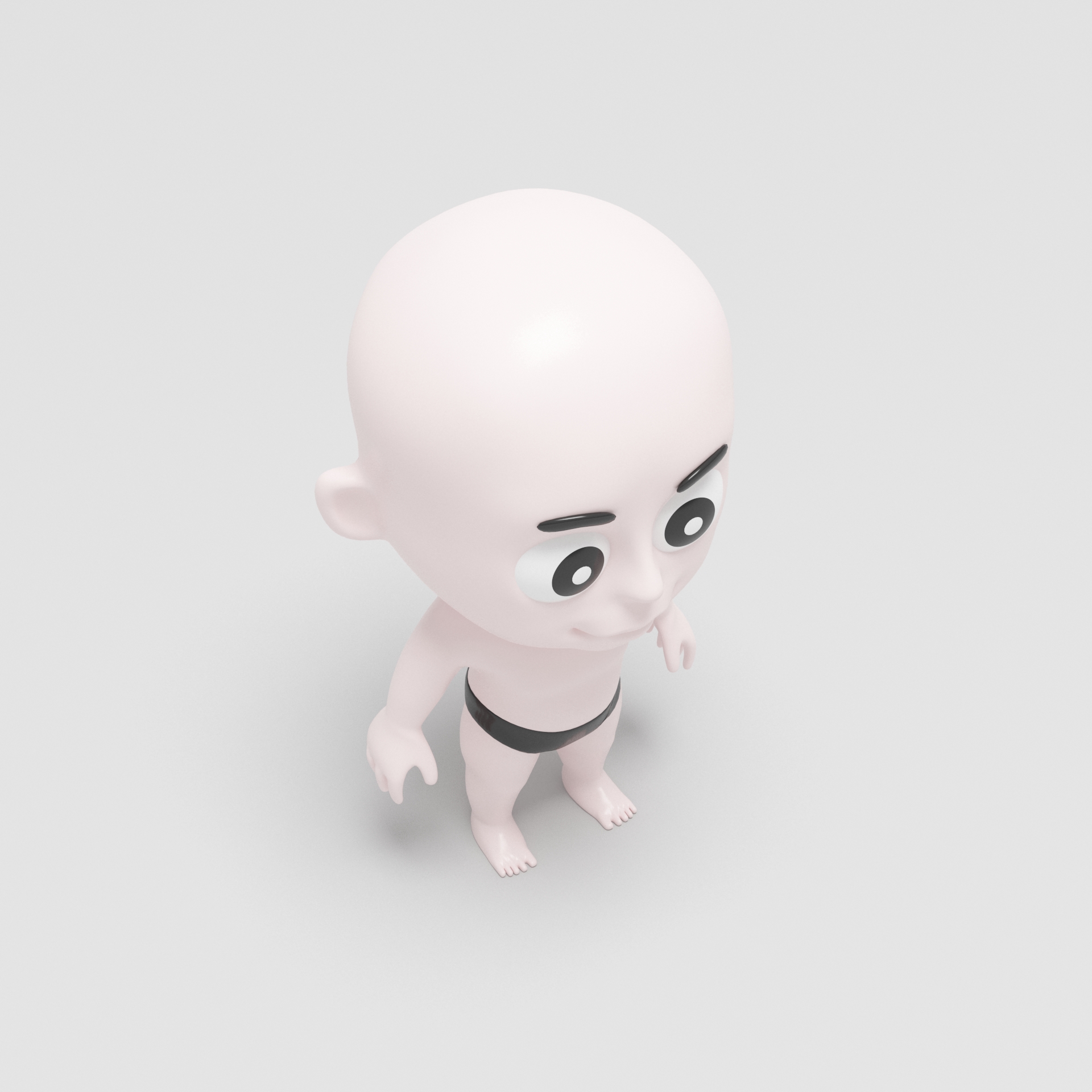 Baby base mesh by coc3d | 3DOcean