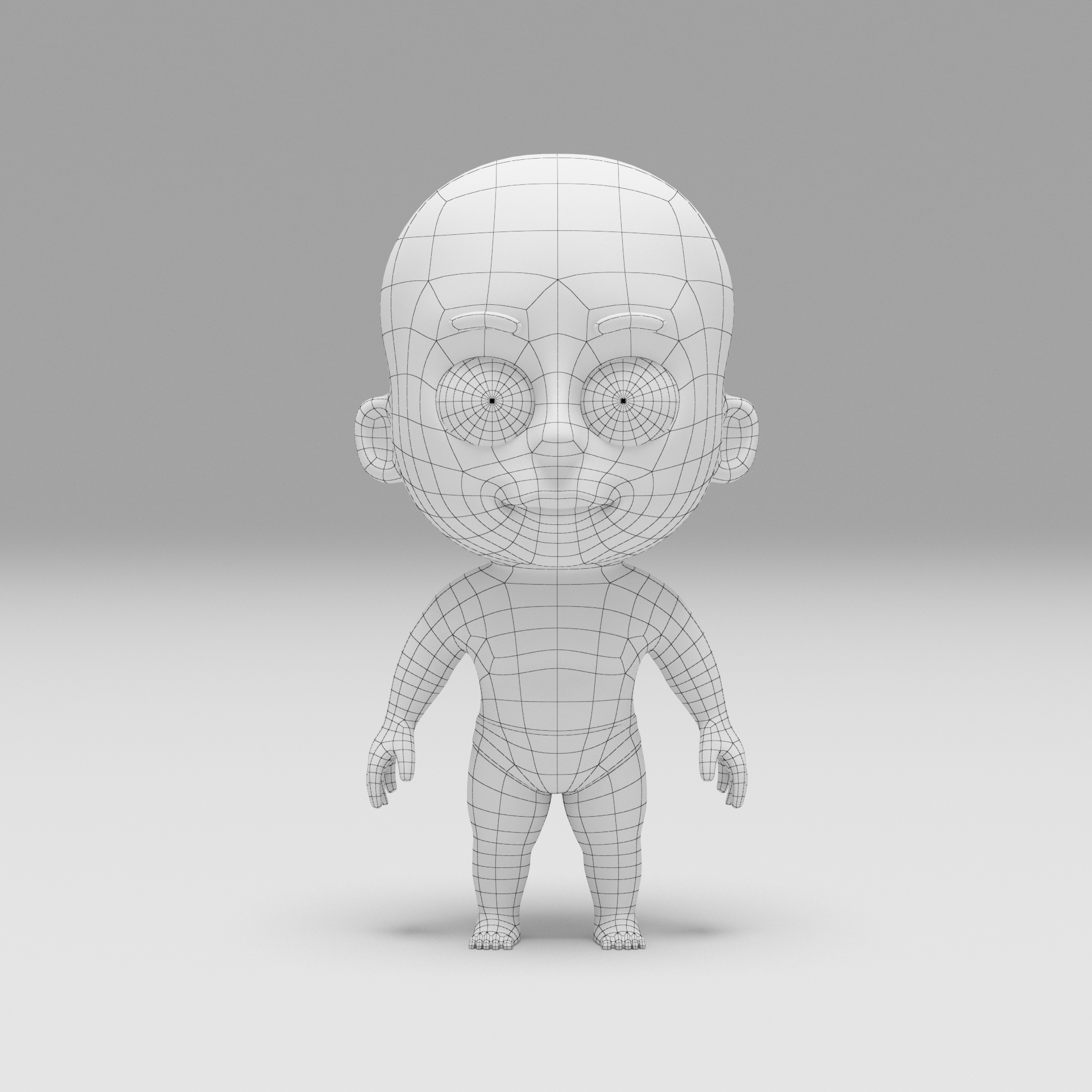 Baby base mesh by coc3d | 3DOcean