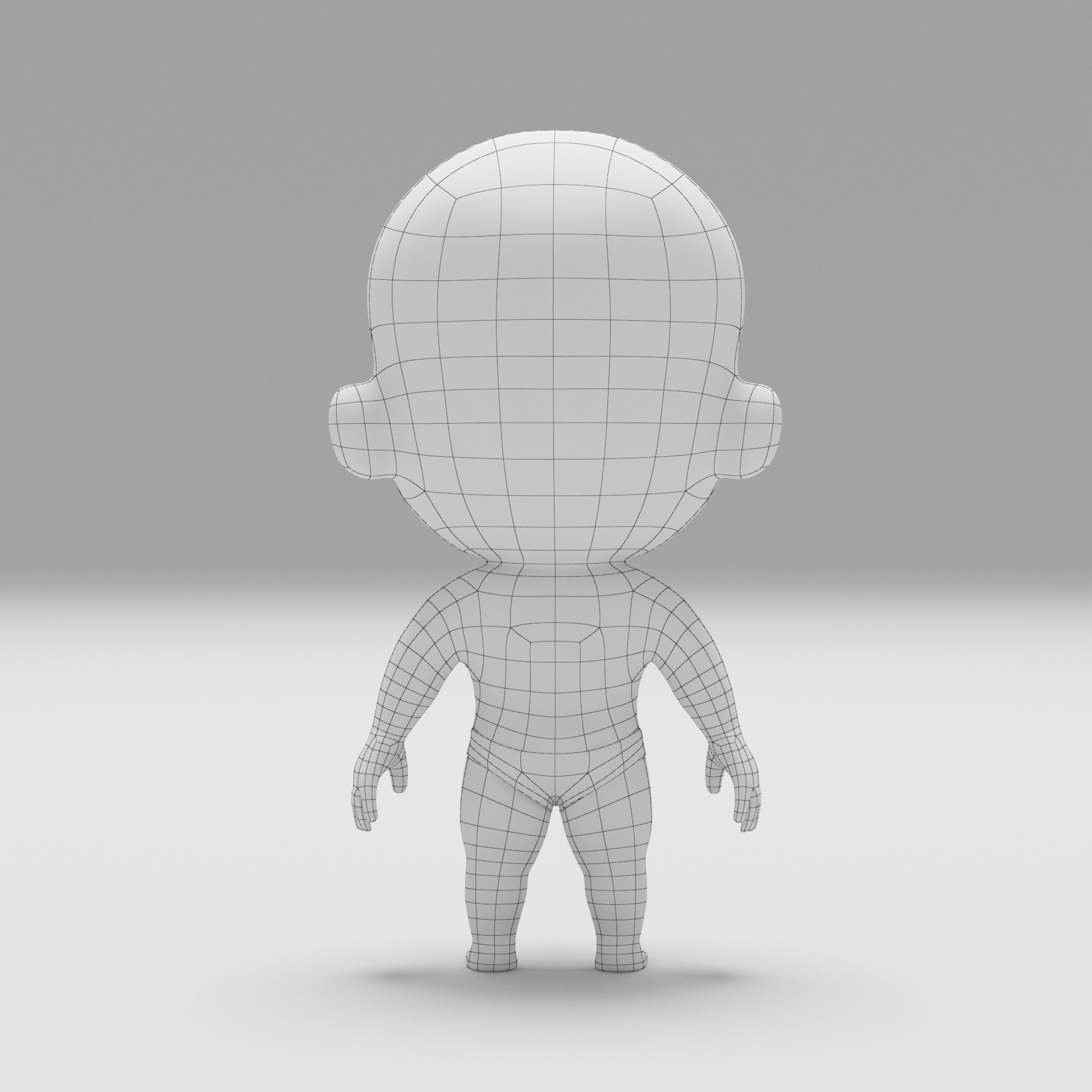 Baby base mesh by coc3d | 3DOcean