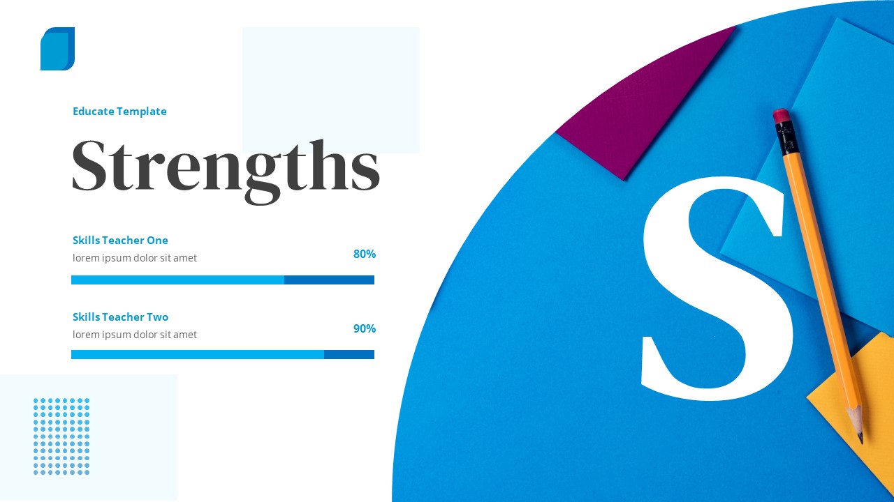 Educate - Education Course Google Slides Template, Presentation Templates