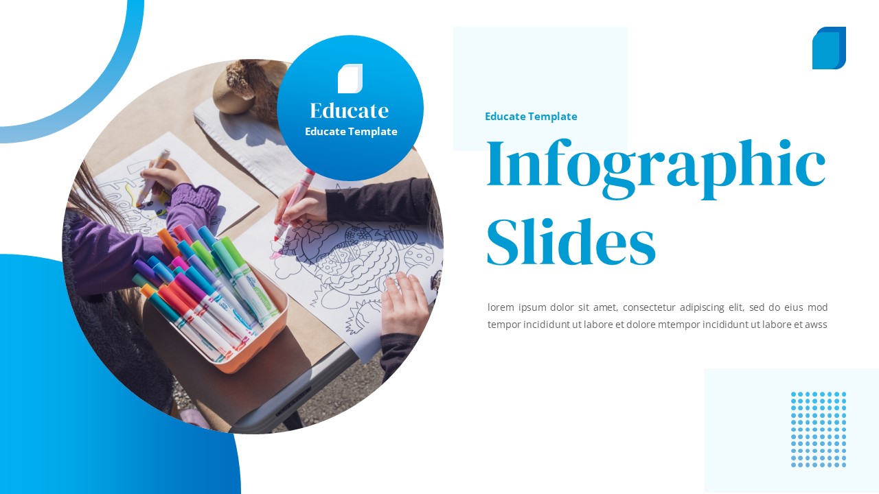 Educate - Education Course Google Slides Template, Presentation Templates
