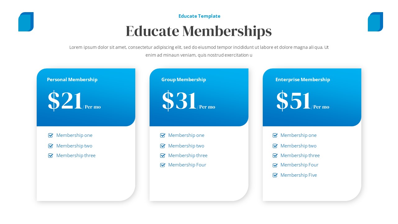 Educate - Education Course Keynote Template, Presentation Templates