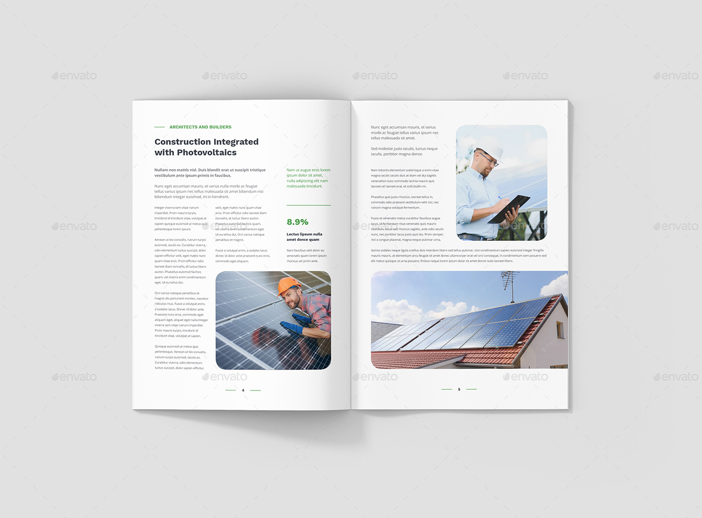 Solar Energy Magazine Template by artbart2 | GraphicRiver