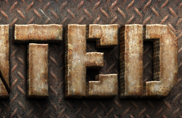 Wanted 3D Realistic PSD Text Effect, Add-ons | GraphicRiver