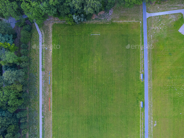 Football pitch, top view Stock Photo by bestproject | PhotoDune