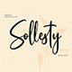 Sollesty Script Font, Fonts | GraphicRiver