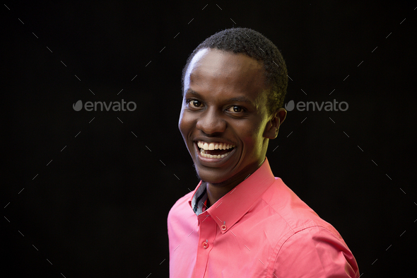 Creative emotional Portraits of young mid-adult Kenyan black Male Man ...