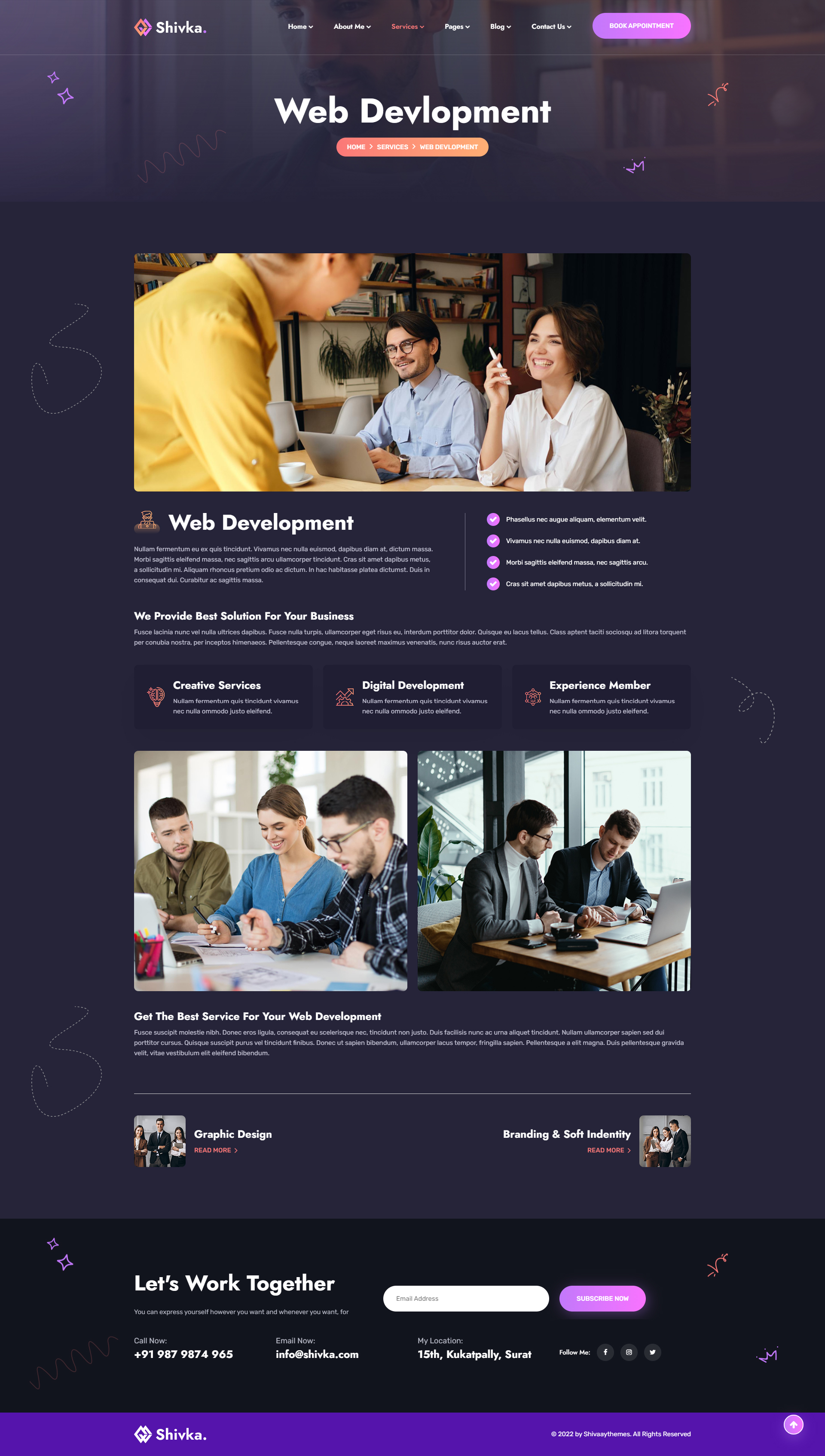 Shivka - Personal Portfolio HTML Template by SHIVAAY_THEMES | ThemeForest