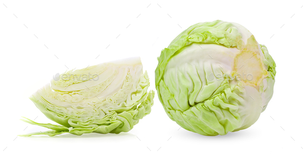 Cabbage isolated on white Stock Photo by spamas | PhotoDune
