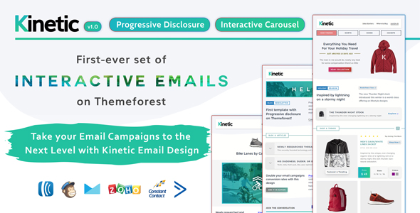 Kinetic | Interactive Email Templates by RobustEmails | ThemeForest