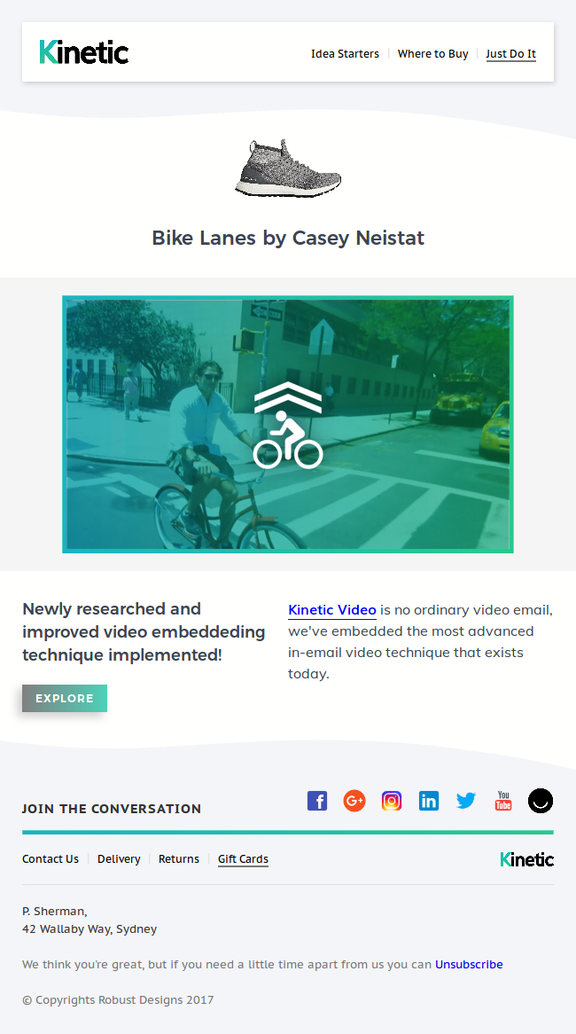 Kinetic | Interactive Email Templates by RobustEmails | ThemeForest