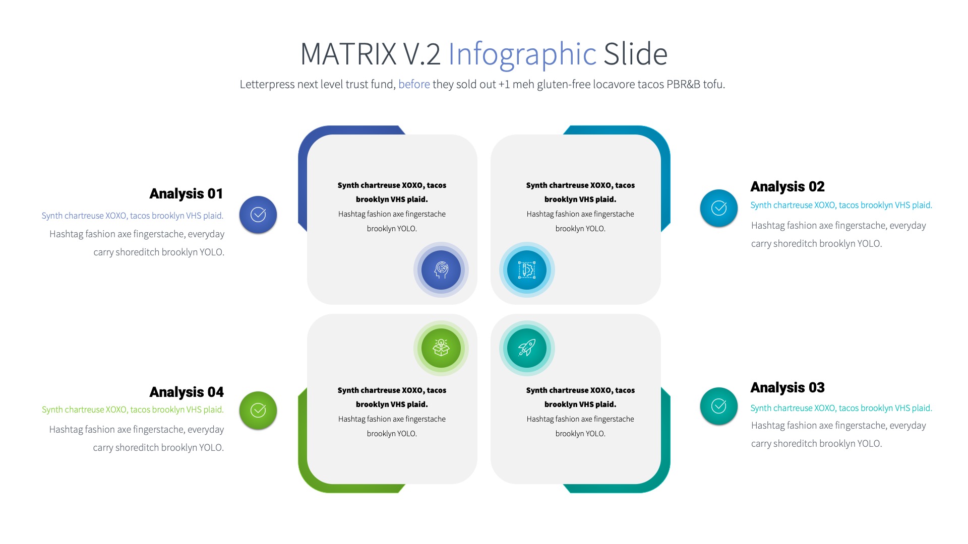 MATRIX V.2 - PowerPoint Infographics Slides, Presentation Templates