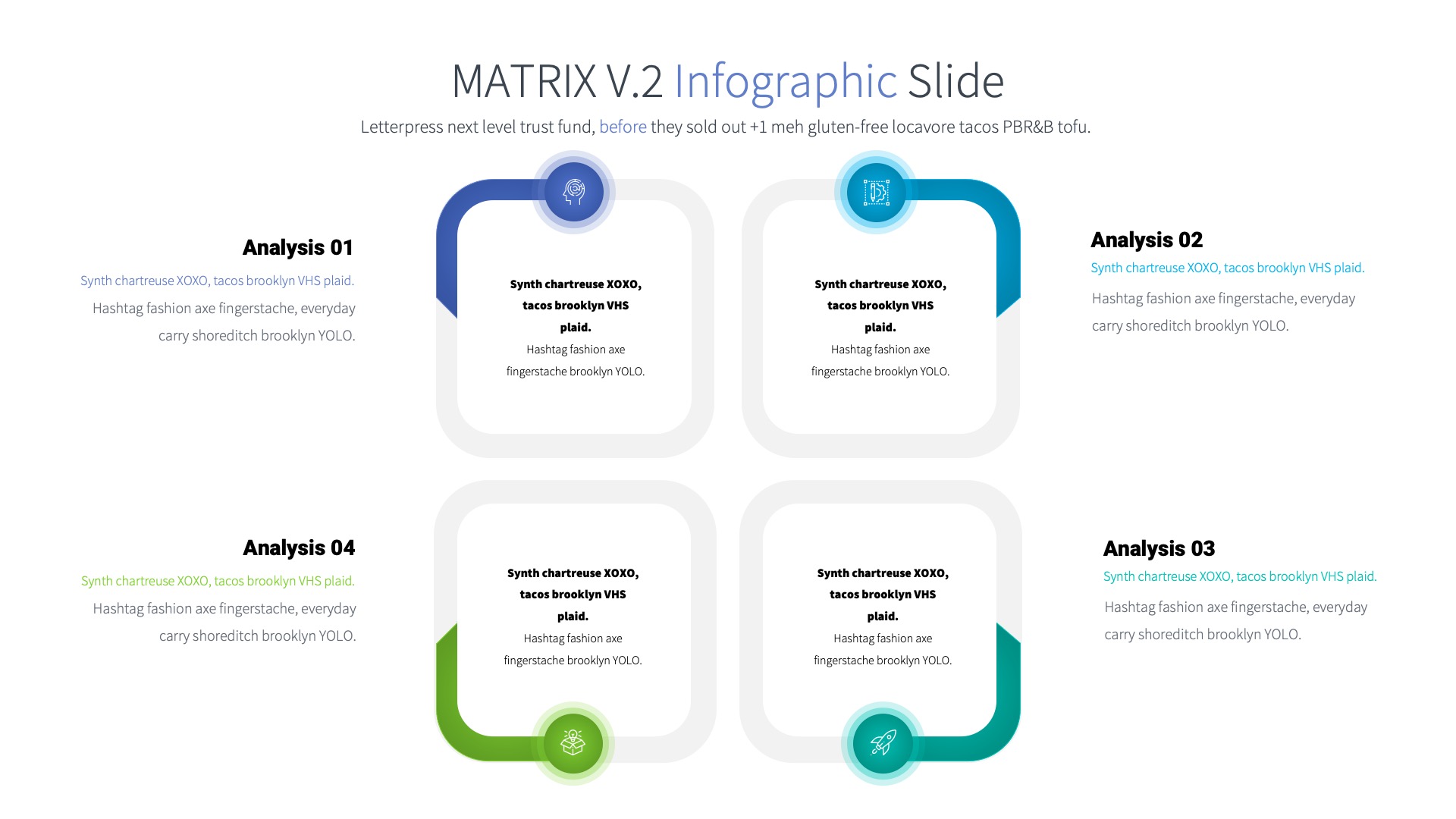 MATRIX V.2 - PowerPoint Infographics Slides, Presentation Templates