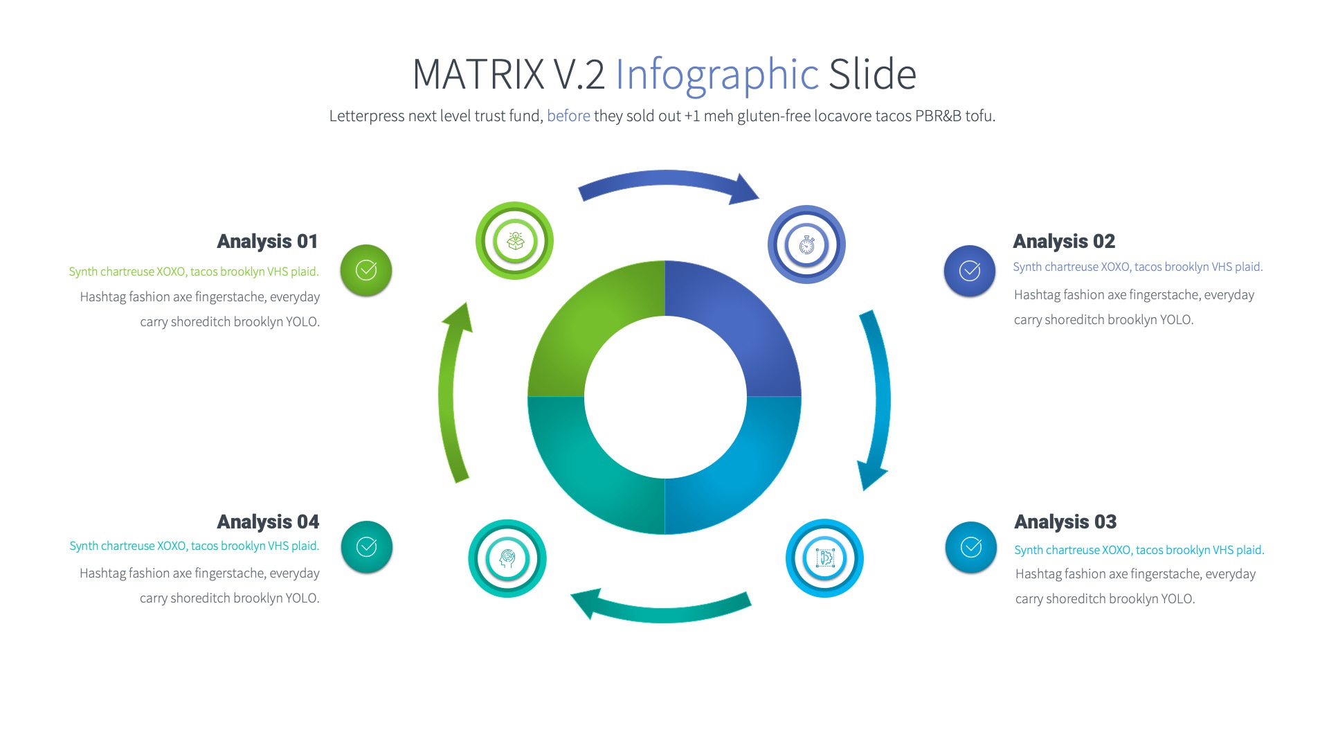 MATRIX V.2 - PowerPoint Infographics Slides, Presentation Templates