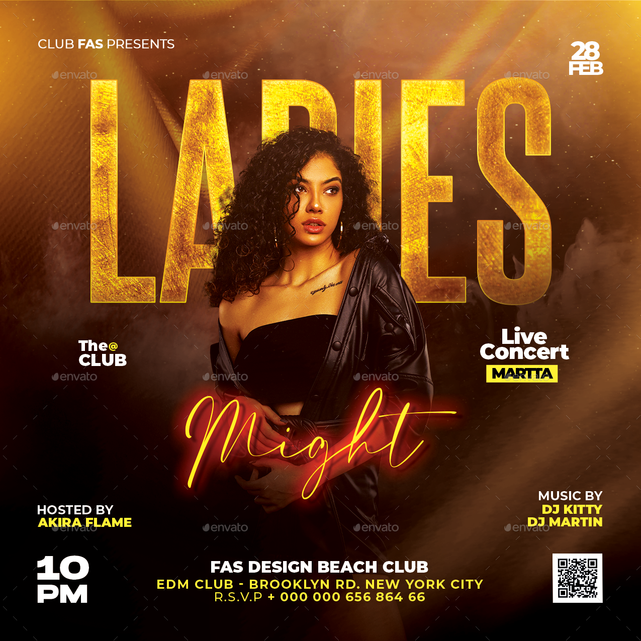 Night Party Flyer, Print Templates | GraphicRiver