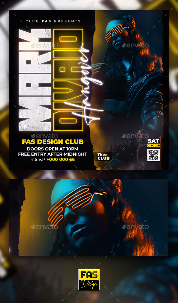 Night Party Flyer, Print Templates | GraphicRiver