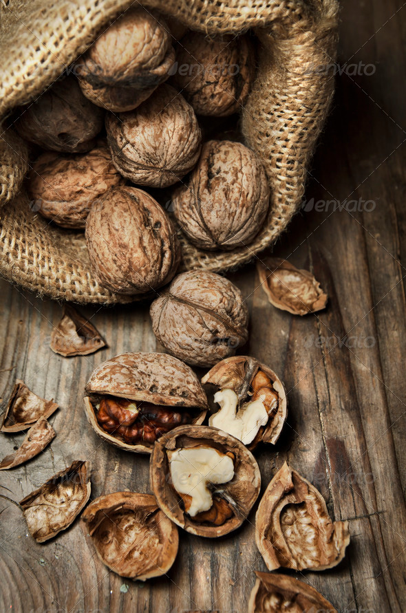 Walnuts Stock Photo by hitdelight | PhotoDune