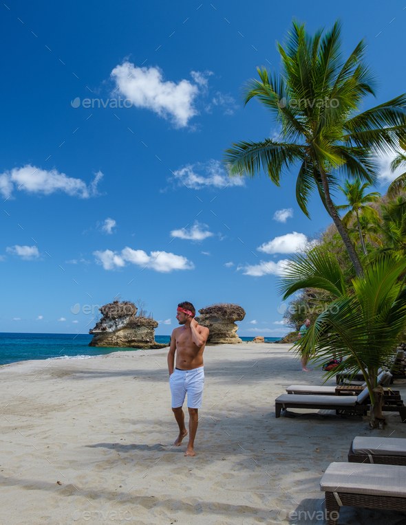 Anse Chastanet Beach St Lucia Caribbean Island, Tropical St Lucia, men ...