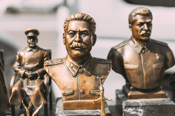 Soviet Leader Josef Stalin. Concept Of Nostalgia For Soviet Union ...