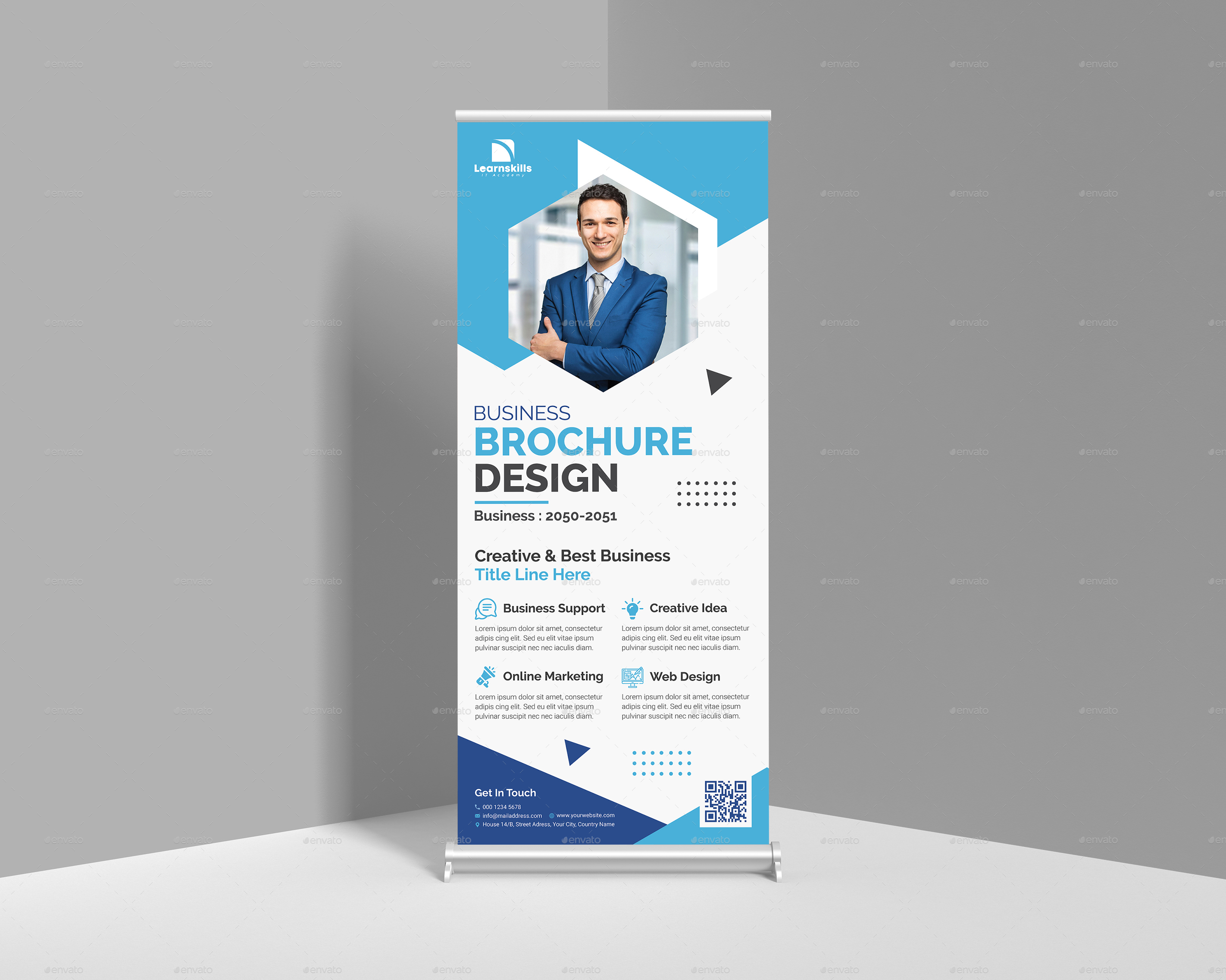 Corporate Roll Up Banner, Print Templates | GraphicRiver