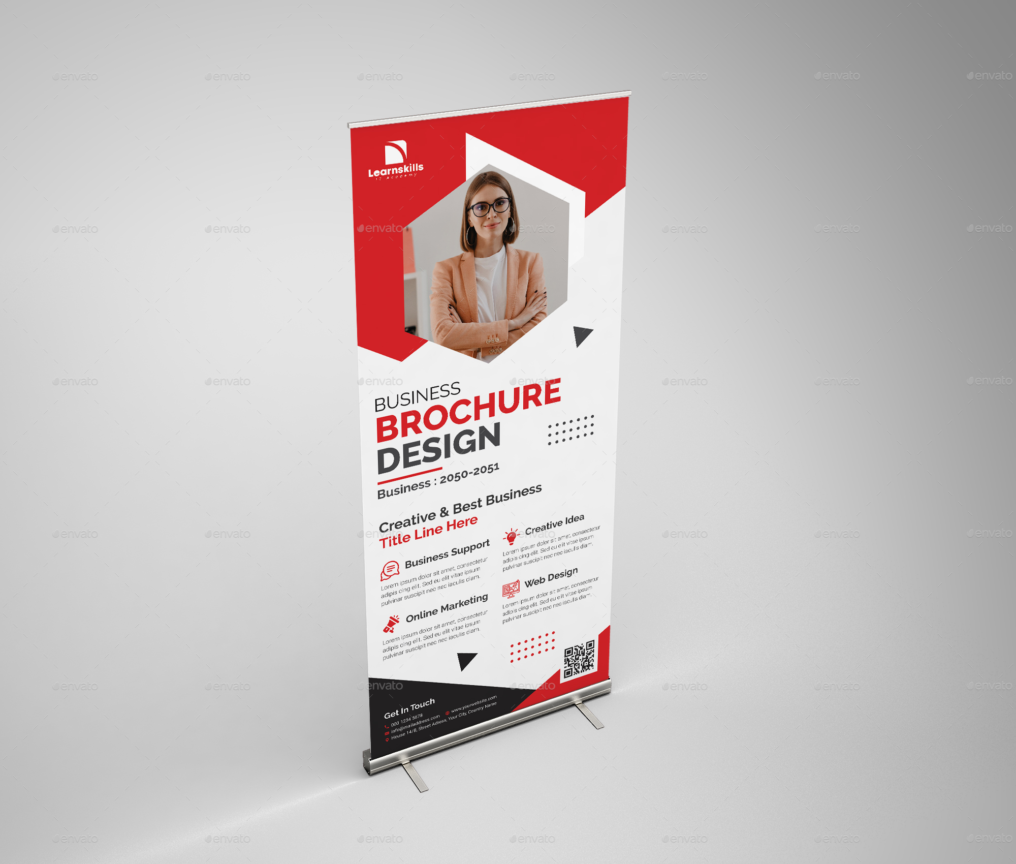 Corporate Roll Up Banner, Print Templates | GraphicRiver