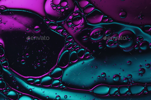 abstract liquid background in colorful neon light Stock Photo by andreiuc88